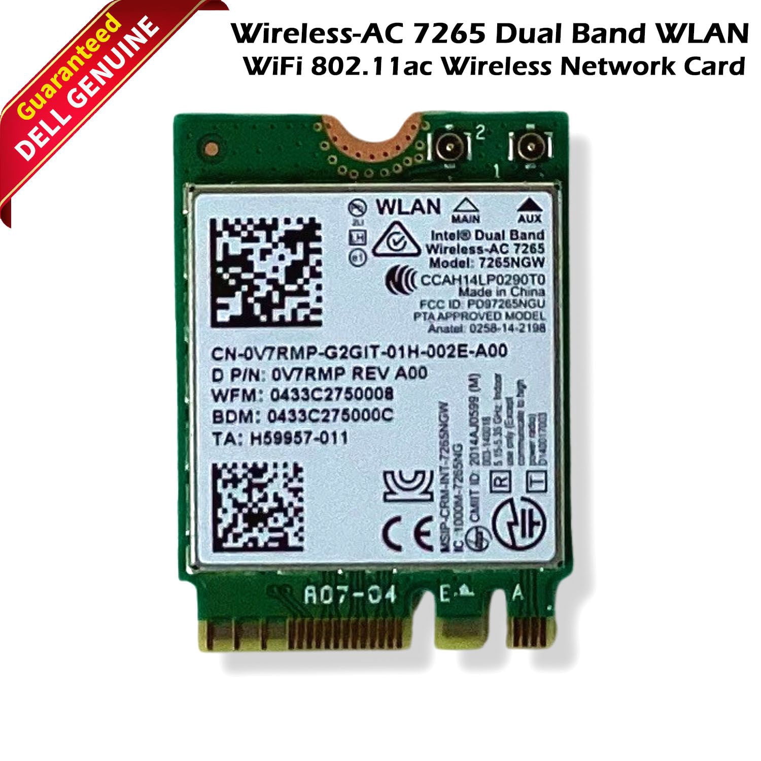 Dell Wireless Wlan Mini Card