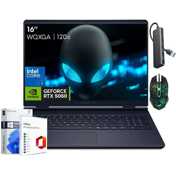 Dell Alienware 16 Aurora AC16250, 16" WQXGA 120Hz Gaming Laptops ...