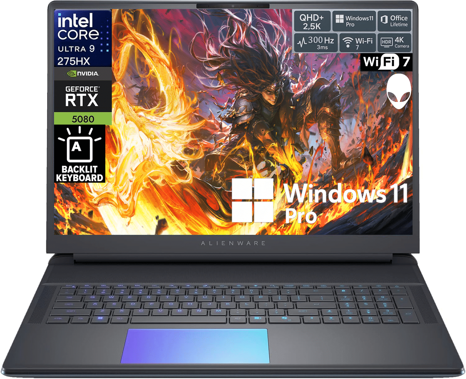 Dell Alienware 18 Area-51 Gaming Laptop, Intel Ultra 9 275HX (Up to 5 ...