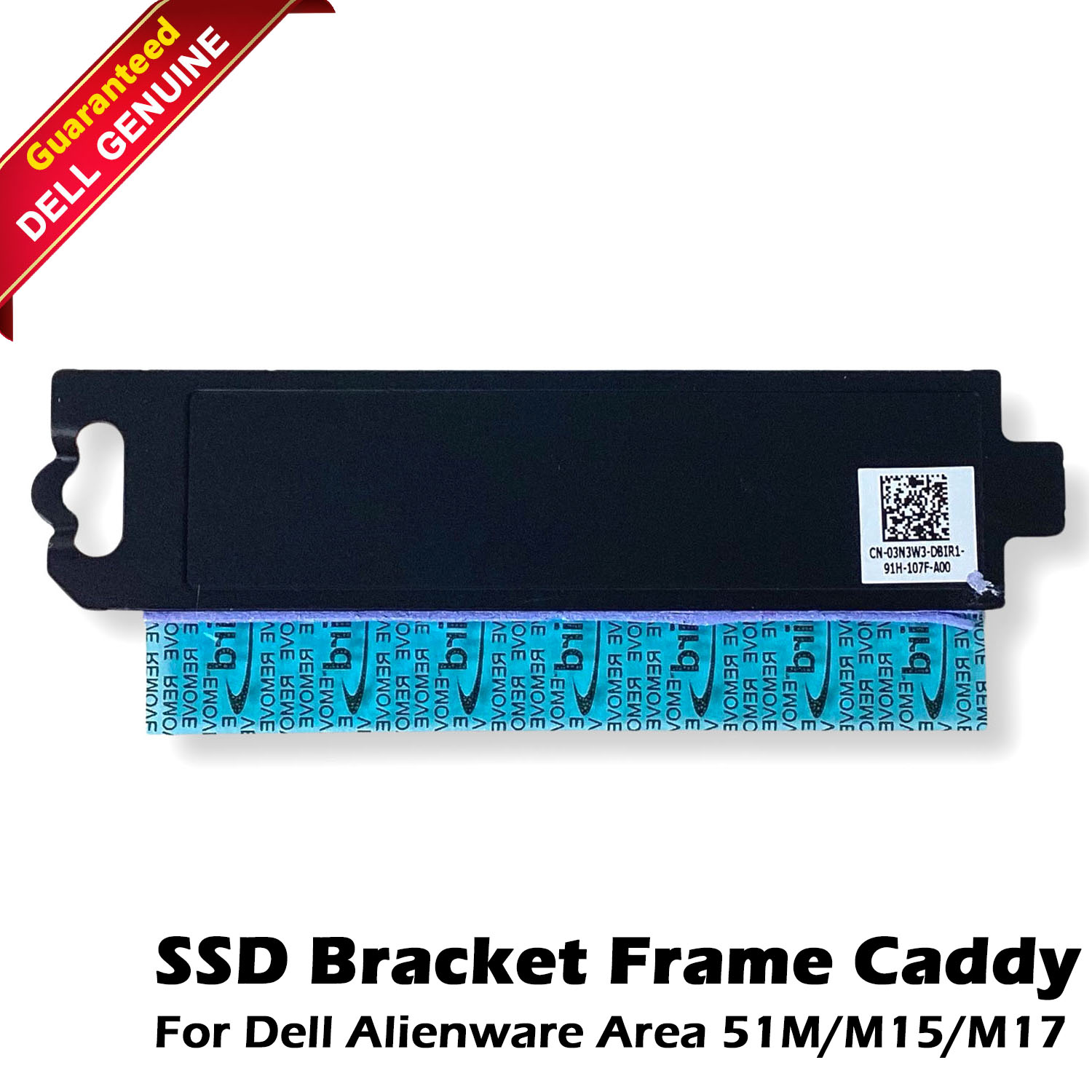 Dell Alienware Area 51M M15 M17 M.2 SSD Bracket Heat Shield 3N3W3 JV98R ...