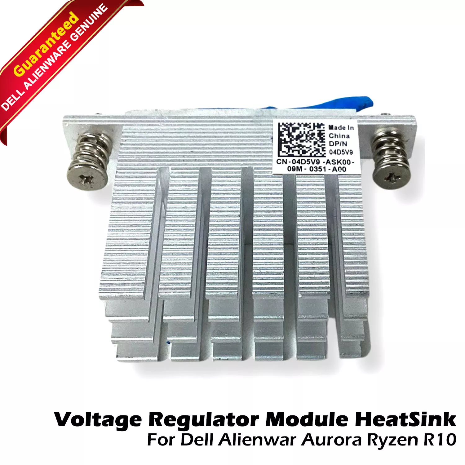 Pre-Owned Dell Alienware Aurora R10 Ryzen Voltage Regulator Thermal ...