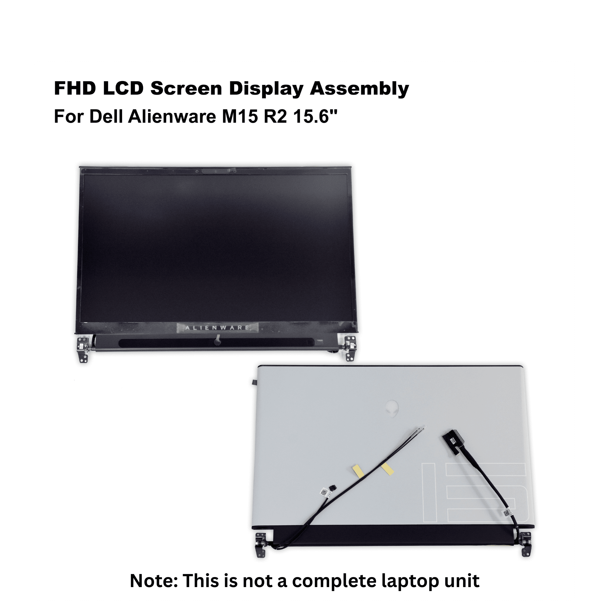 Dell Alienware m15 R2 15.6" Replacement FHD 144Hz LCD Assembly with ...
