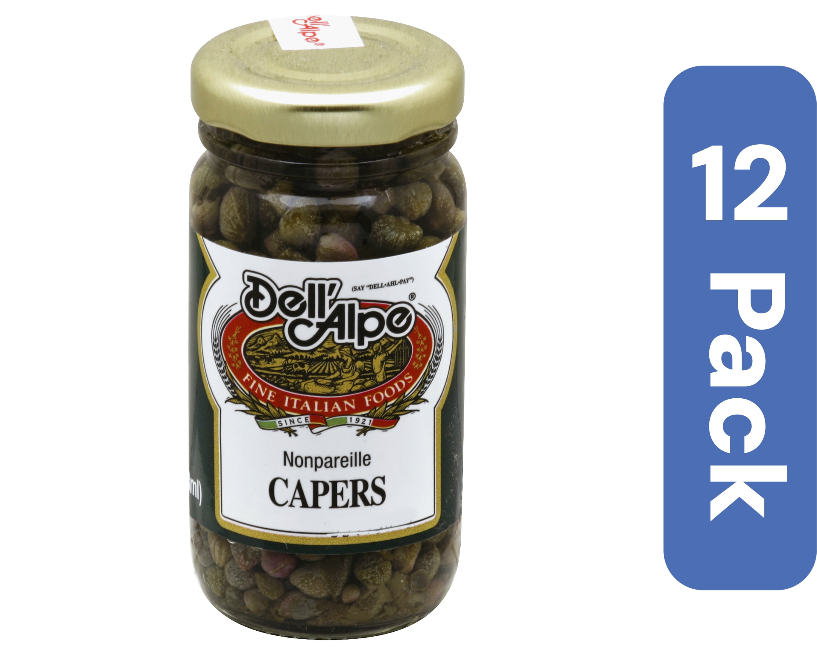Dell Alpe Nonpareil Capers 3 oz (Pack Of 12) - Walmart Business Supplies