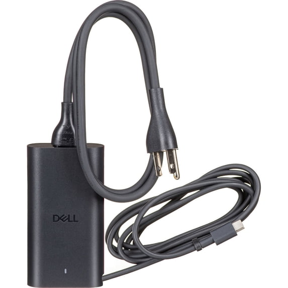 Dell 100W USB-C GaN Ultra Slim Adapter - 100 W - 3.28 ft Cable - 120 V ...