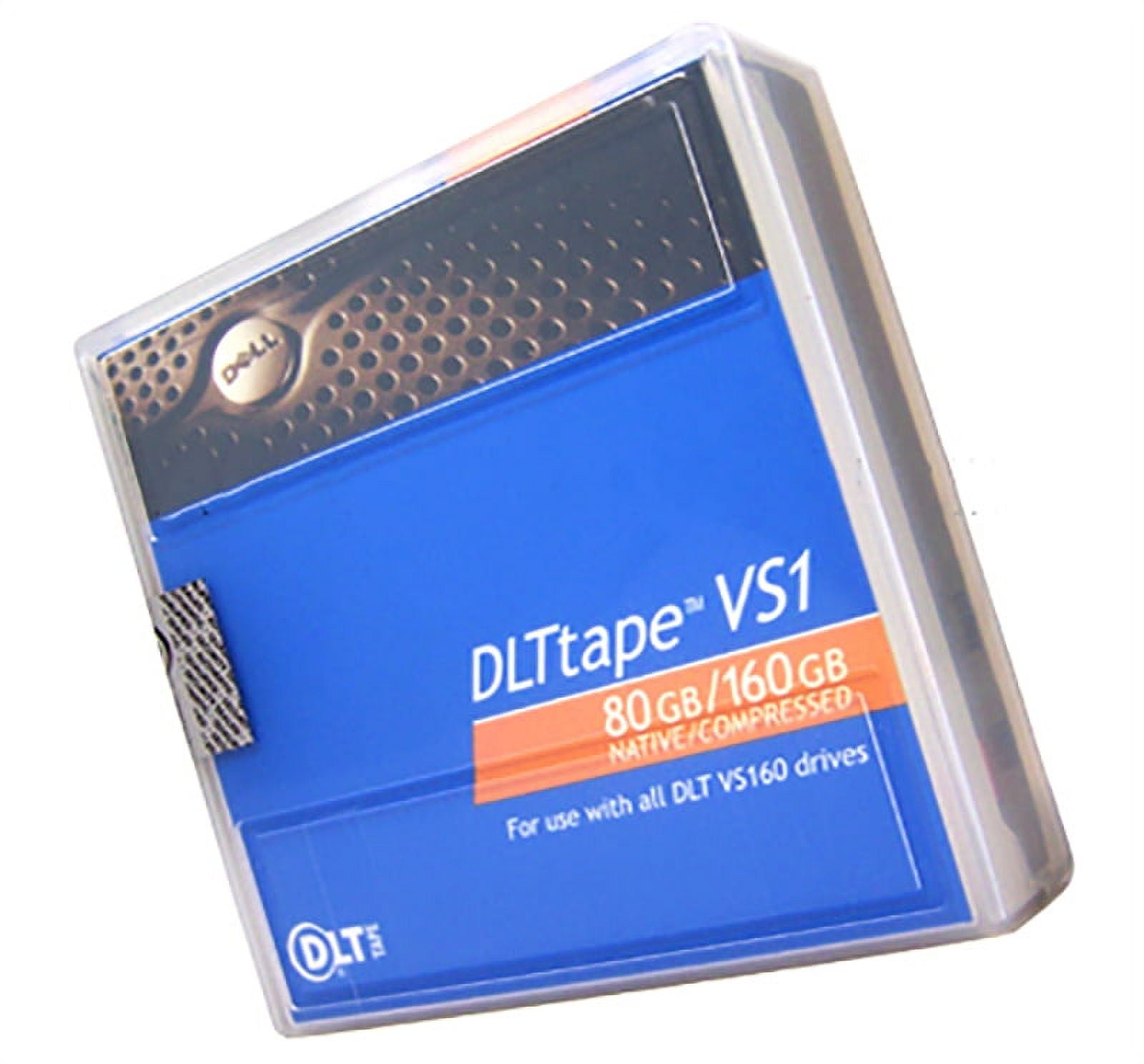 Dell DLTtape VS1 80GB/160GB Single Pack P5639 1/2in Data Tape Media ...