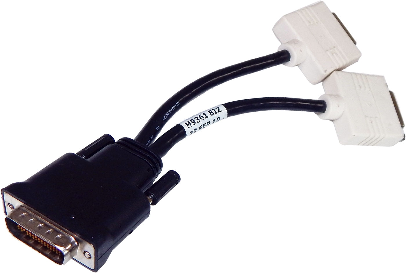 Restored Dell DMS-59 to Dual DVI-I Y-Splitter Cable H9361 Dual DVI-I ...