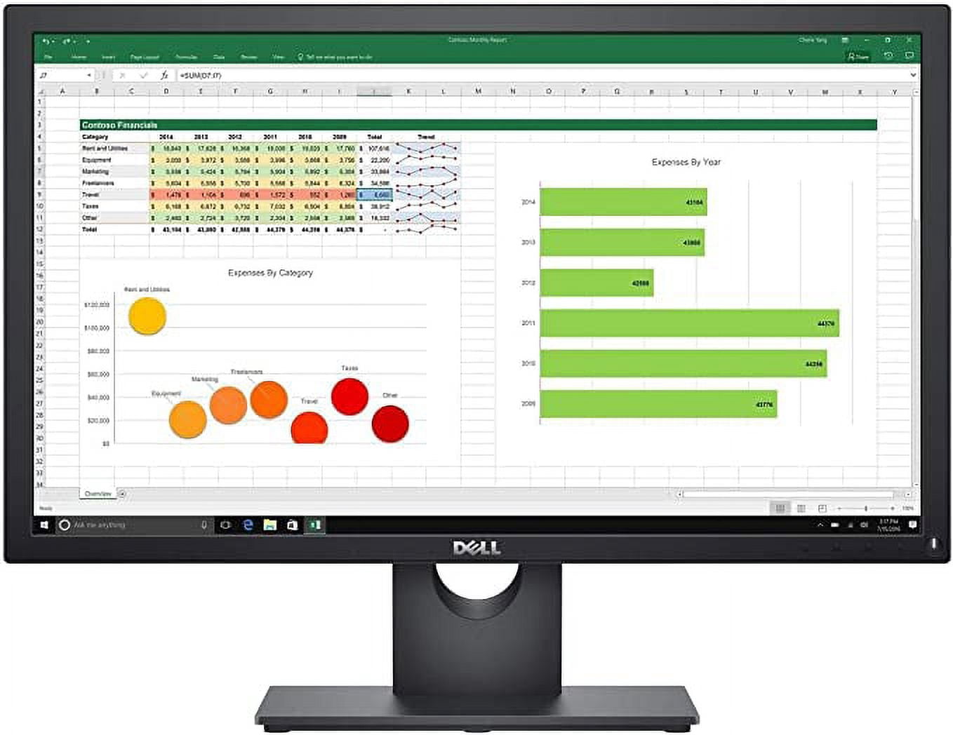 Dell E2318H - LED monitor - 23" - 1920 x 1080 Full HD (1080p) at 60 Hz ...