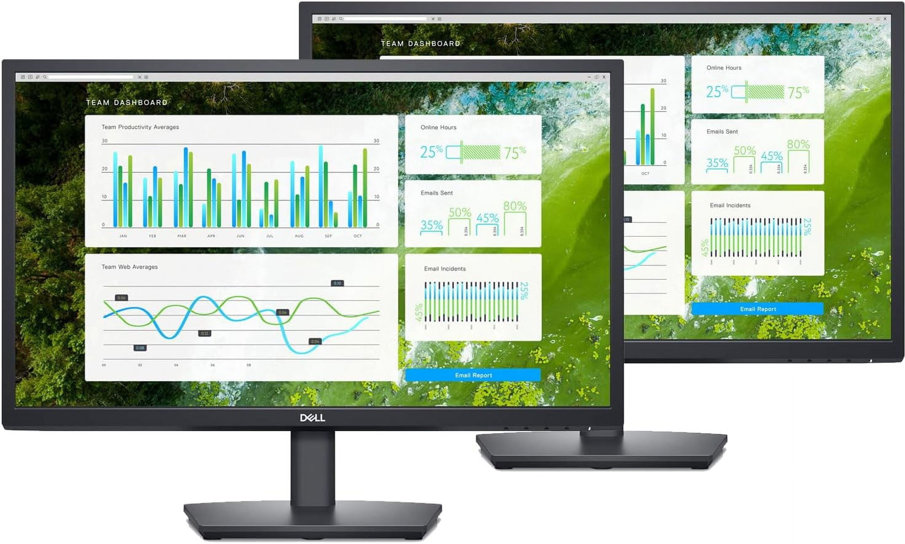 Dell E2422HS FHD Monitor, 24" FHD IPS (1920x1080) 60Hz Display, HDMI, DisplayPort, VGA, Anti ...