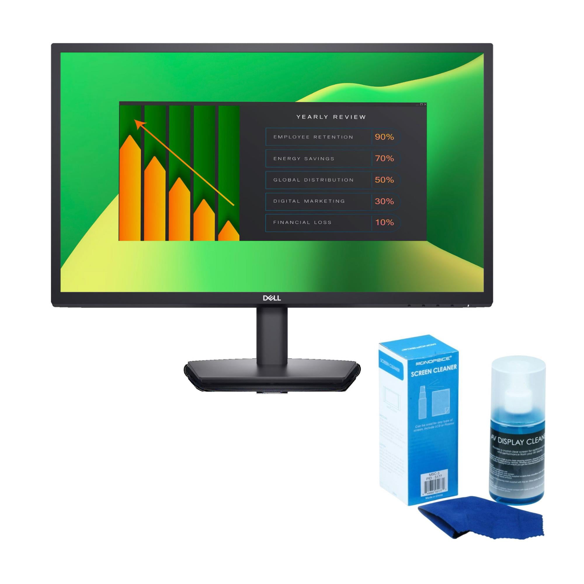 Dell E2423H 23.8-Inch Full HD LED LCD Monitor (Black) Bundle with ...