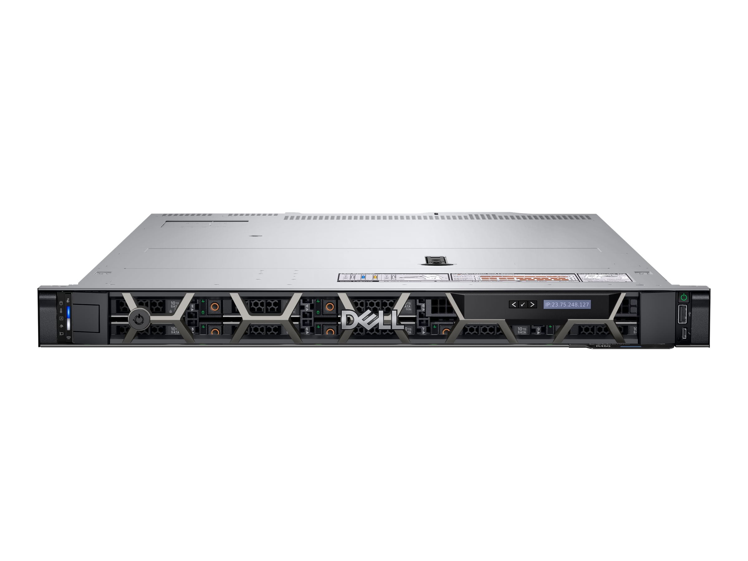 Dell PowerEdge R450 - Server - rack-mountable 1U - 2-way - 2 x Xeon ...