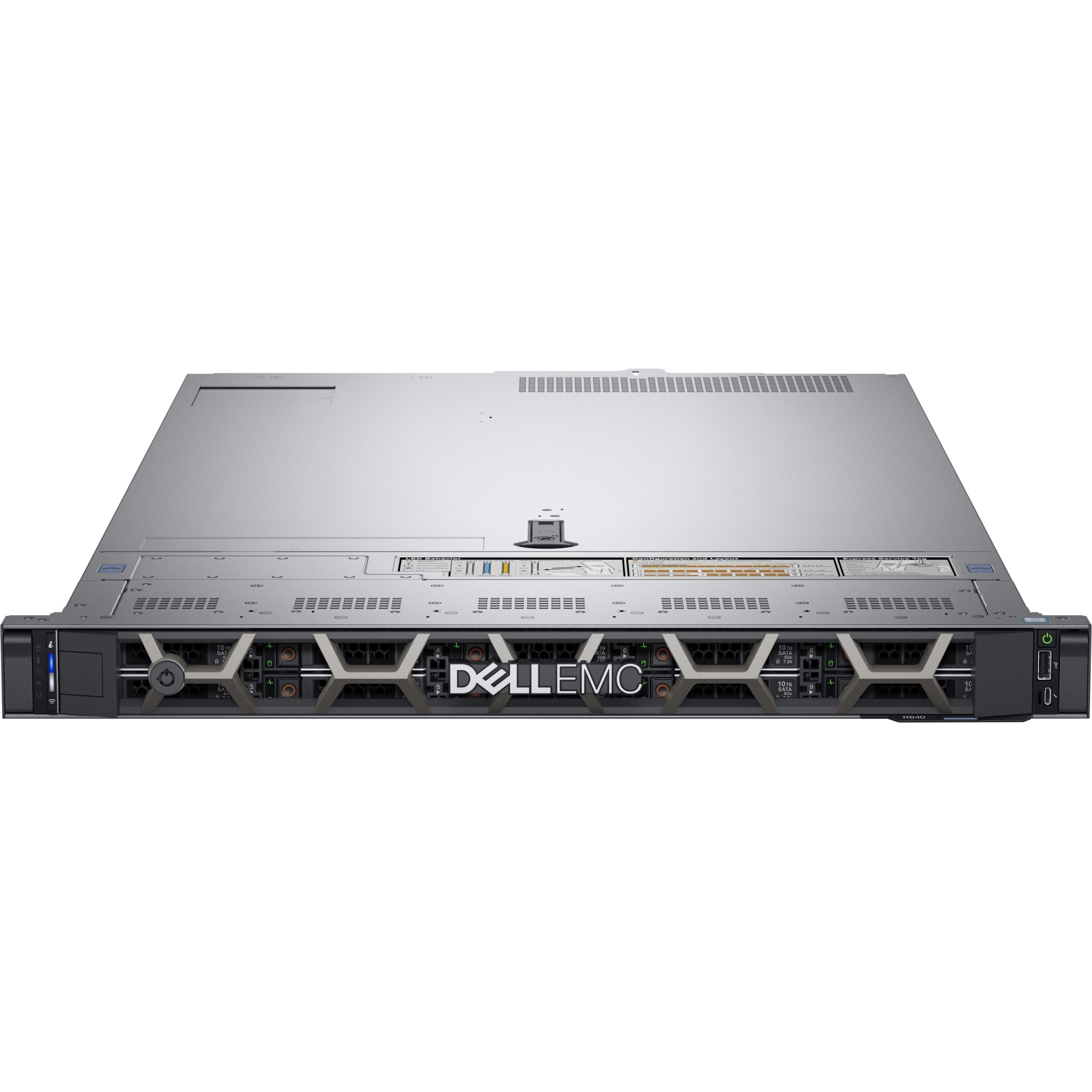 Dell EMC PowerEdge R640 1U Rack Server, 2 x Intel Xeon Silver 4116 2.10 ...