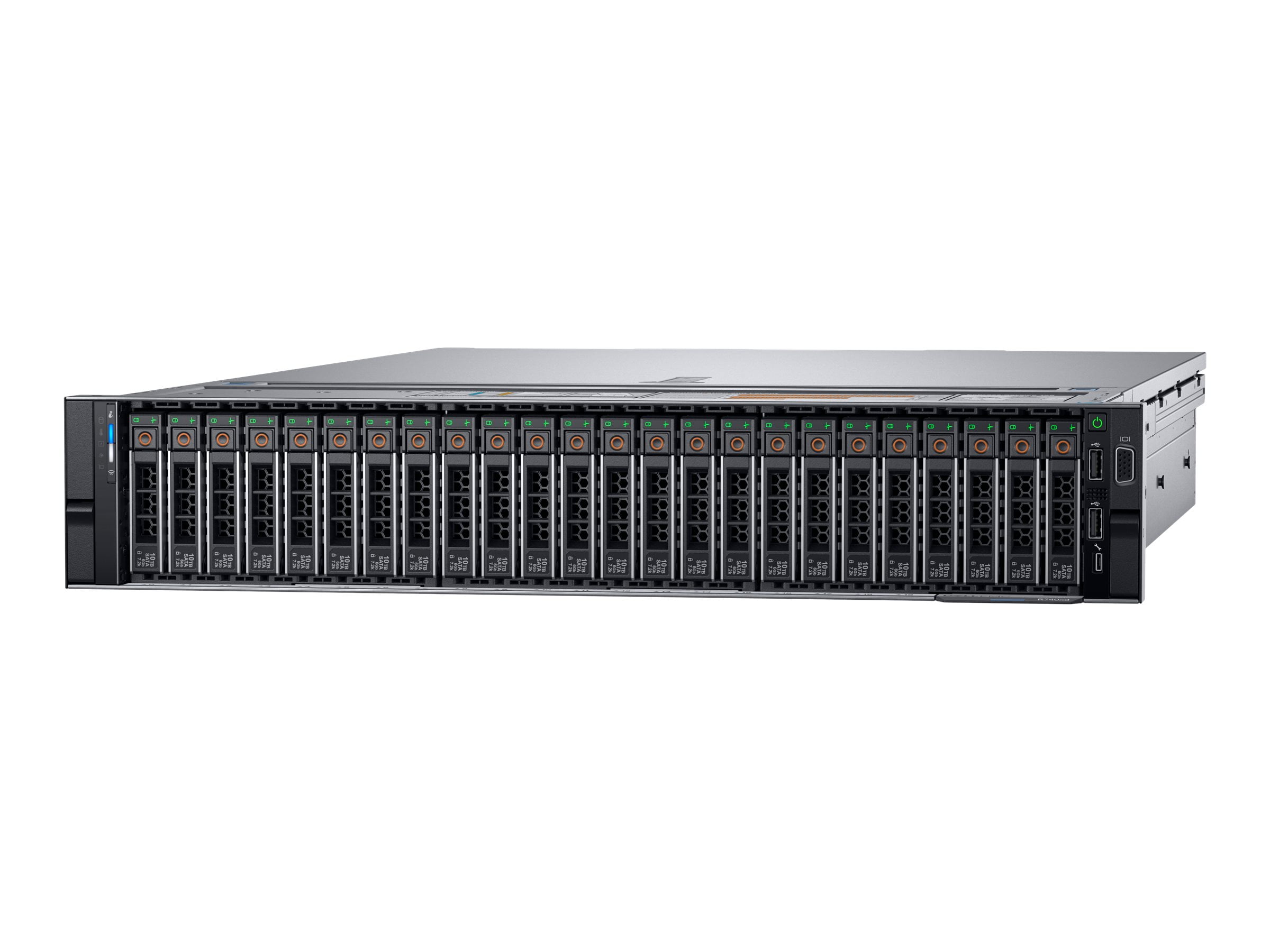 Dell EMC PowerEdge R740xd 2U Rack Server, 1 x Intel Xeon Silver 4108 1. ...