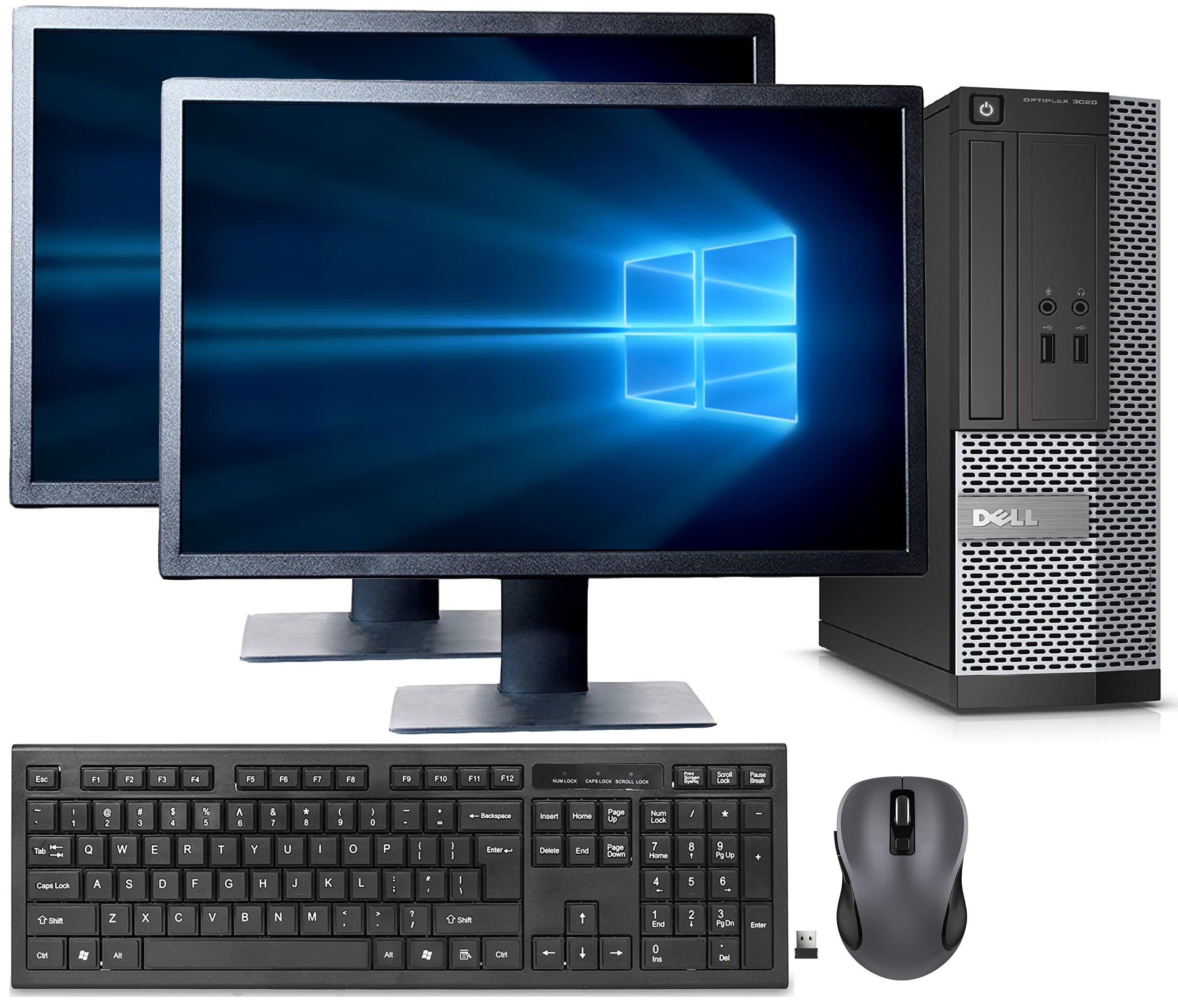 Restored Dell Fast Gaming PC Optiplex 3020 SFF Win 10 Home Intel Core ...