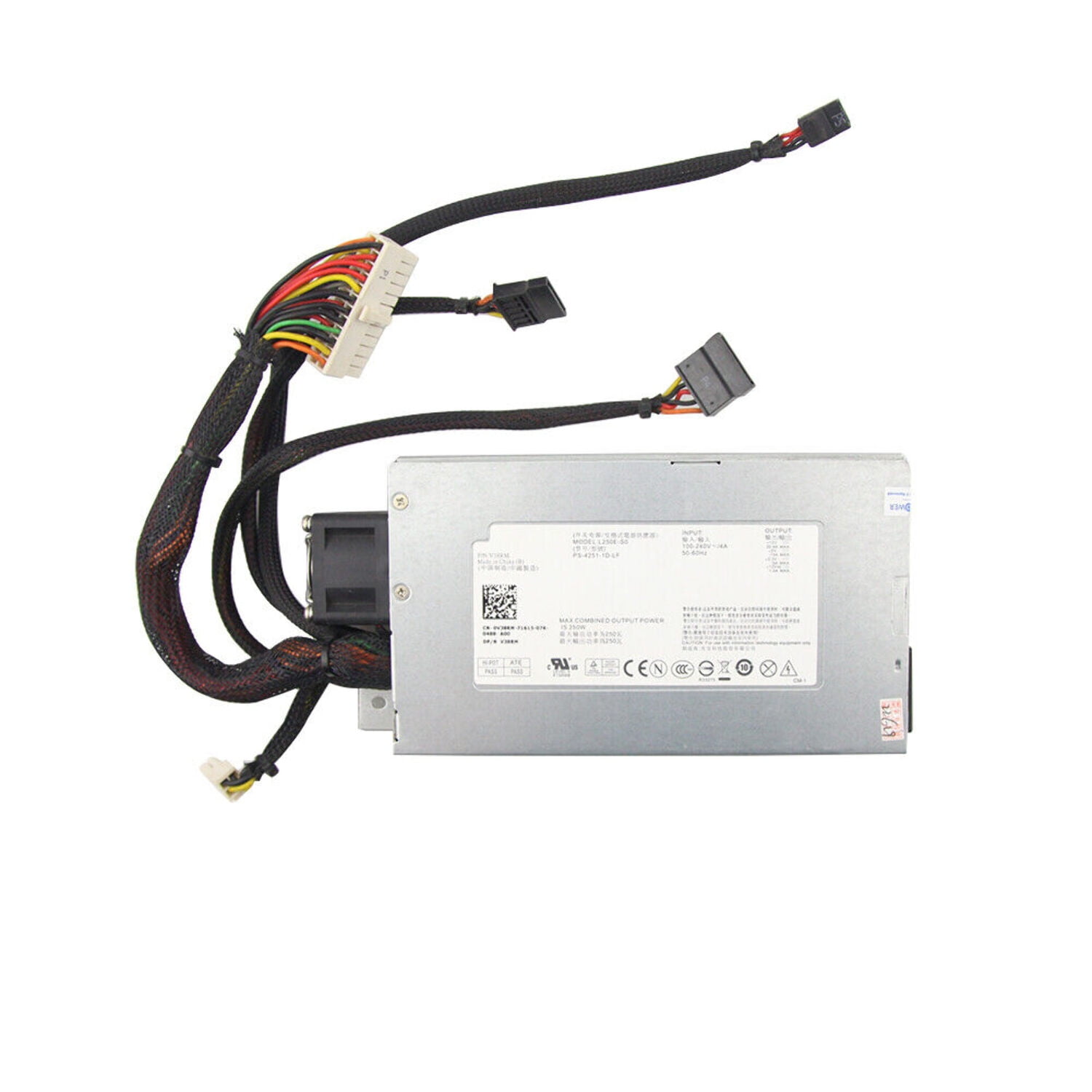 Dell Fuente Dell Power Supply PowerEdge R210 NPS-250LB A L250E-S0 PS-4251-1D-LF C627N D221N ...