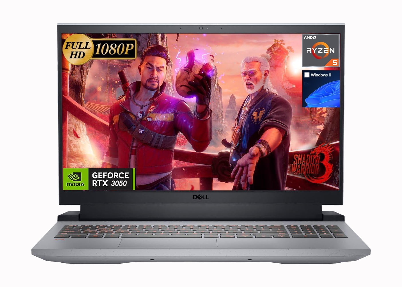 Dell G15 15.6" FHD AMD Ryzen 5 6600H with NVIDIA GeForce RTX 3050 ...