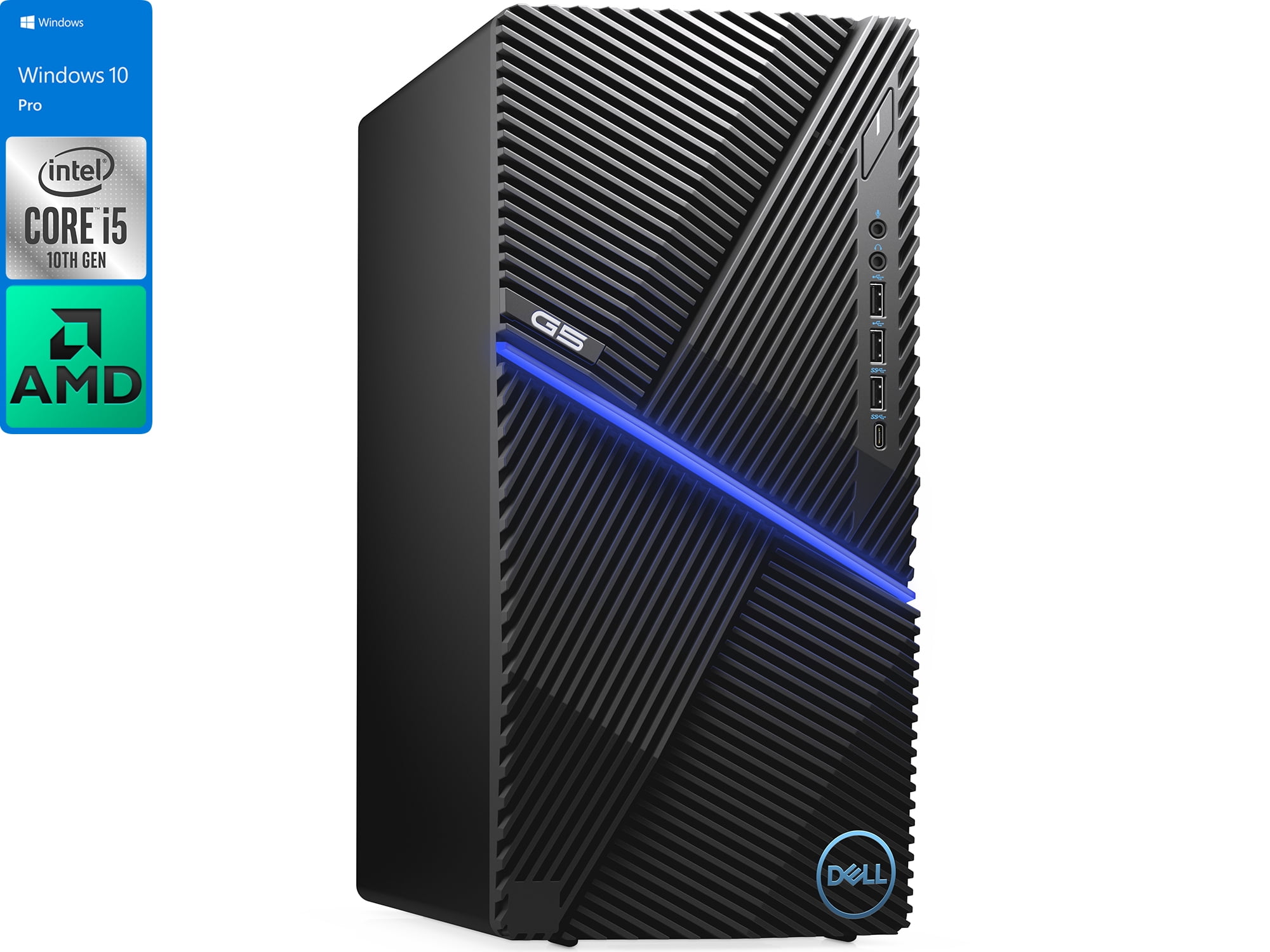 Dell G5 Gaming Desktop, Intel Core i5-10400F Upto 4.3GHz, 32GB RAM ...