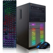 Pre-Owned Dell RGB Gaming Desktop PC, Intel Quad I5 up to 3.6GHz, 16GB ...