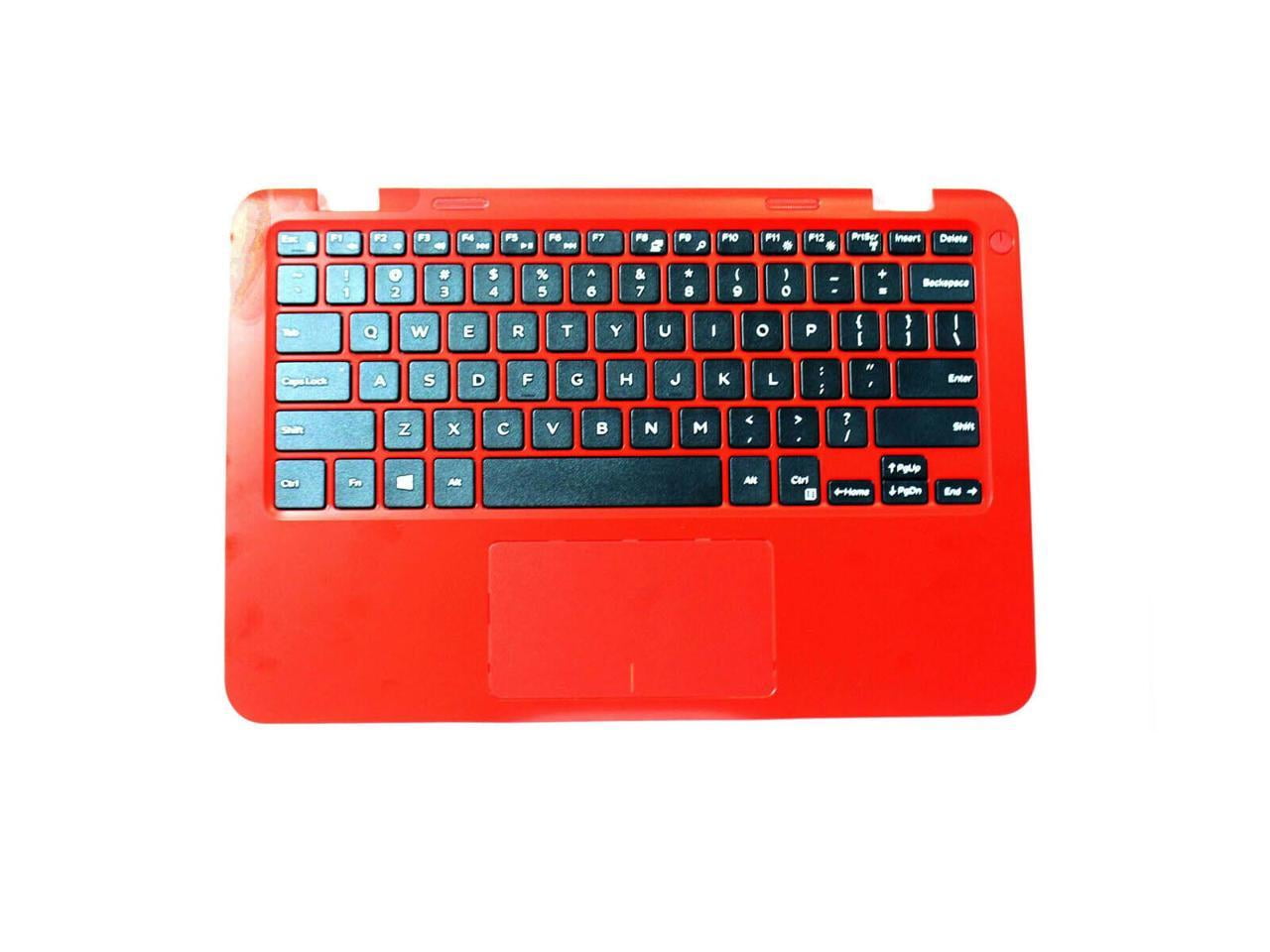 Dell Inspiron 11 3162 3164 Red Palmrest Touchpad Keyboard Assembly ...