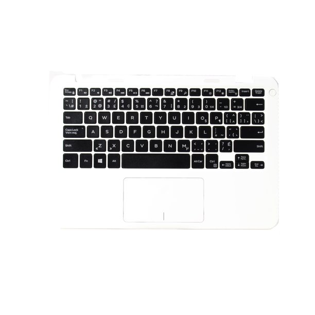 Dell Inspiron 11 (3180) White Laptop Palmrest Touchpad With Keyboard ...