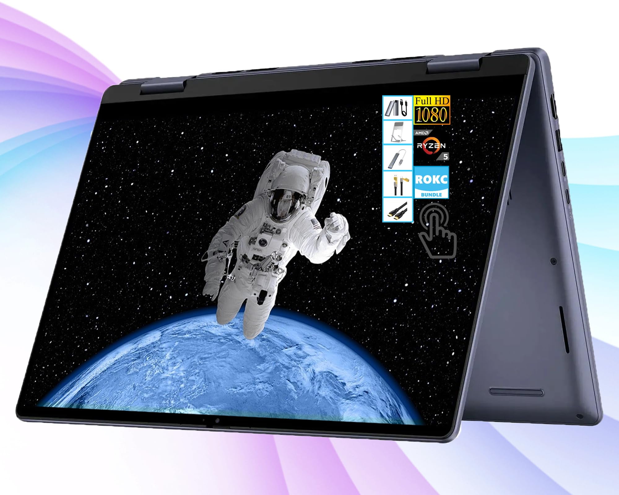 Dell Inspiron 14" 2-in-1 FHD Touchscreen 2025 Upgraded Laptop Computer ...