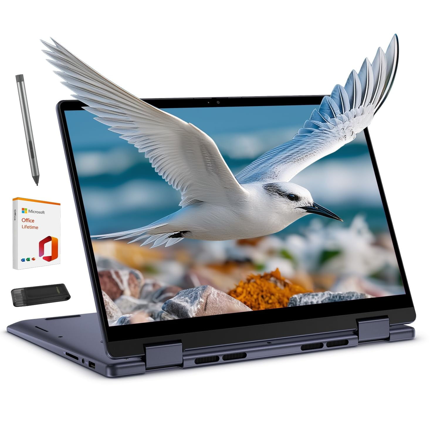 Dell Inspiron 14 2-in-1 Touchscreen Laptop Copilot+ PC, 14" FHD+ IPS Display, 32GB DDR5 RAM, 2TB ...