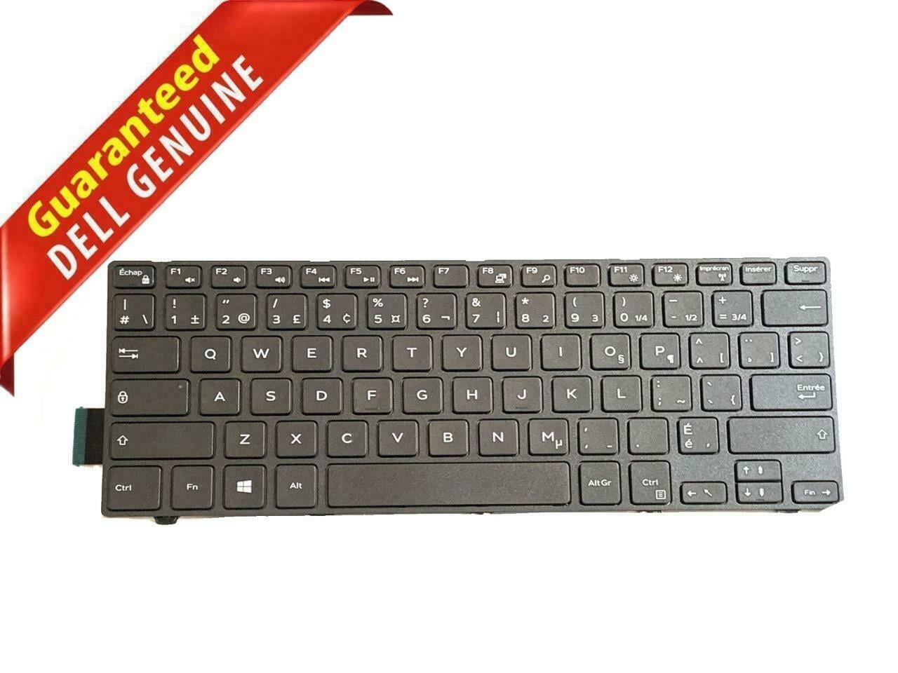Dell Inspiron 14 3441 3442 3443 Latitude 3450 Laptop Keyboard French ...