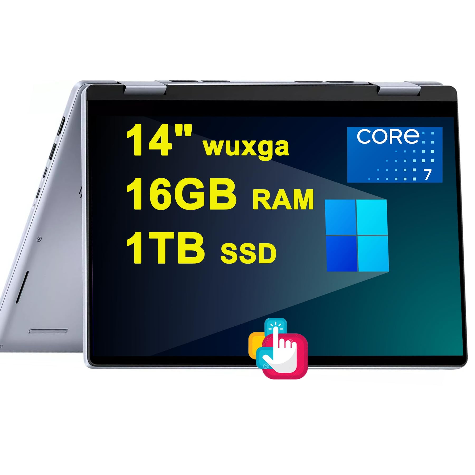 Dell Inspiron 14 7440 2-in-1 Laptop 14" WUXGA Anti-Glare Touchscreen ...