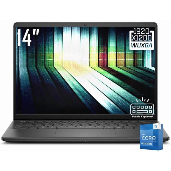 Dell Inspiron 14 Business Laptop, 14" FHD+ 1920 x 1200 LED-backlit IPS ...
