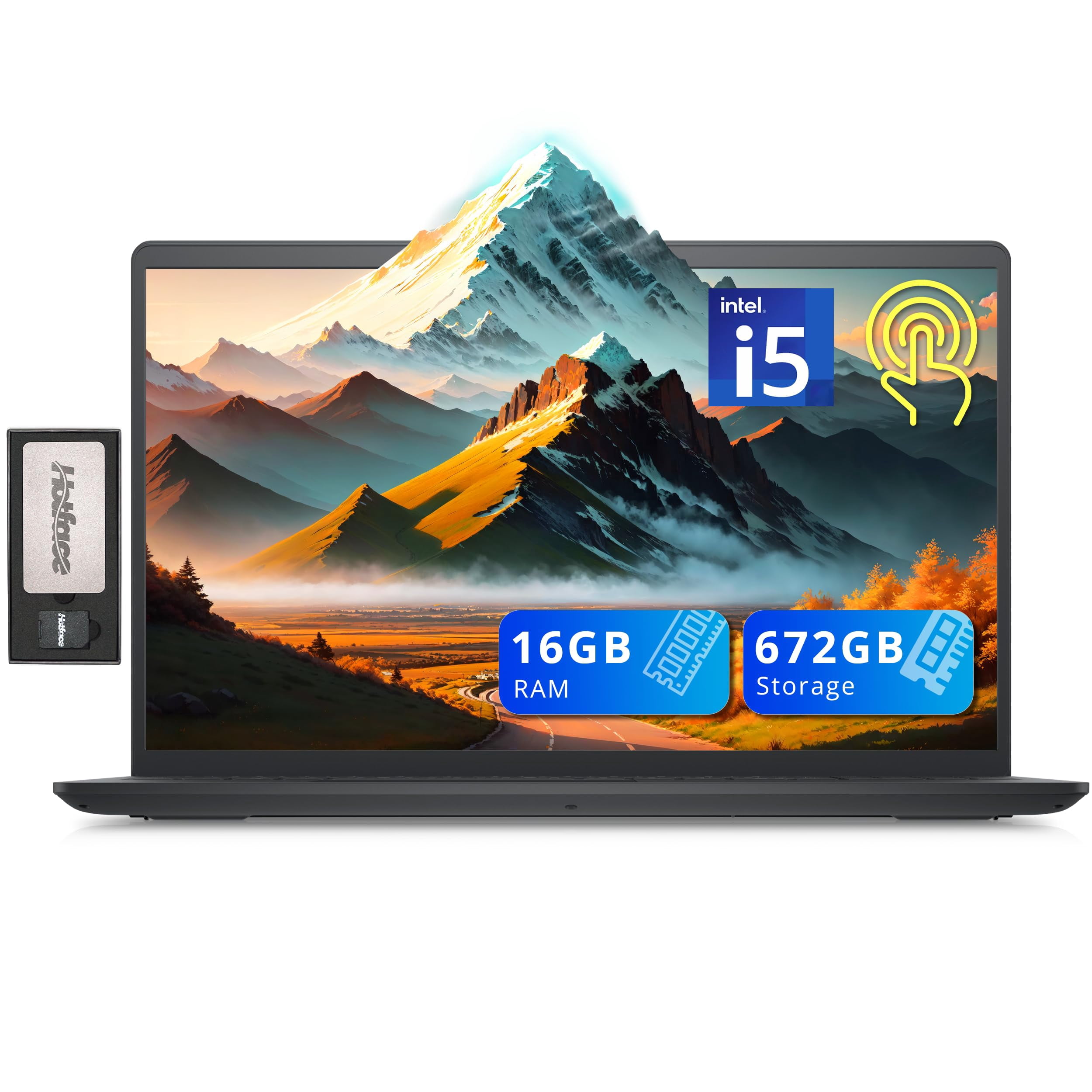 Dell Inspiron 15 15.6" FHD Touchscreen Laptop, Intel i5 1155G7, 16GB ...