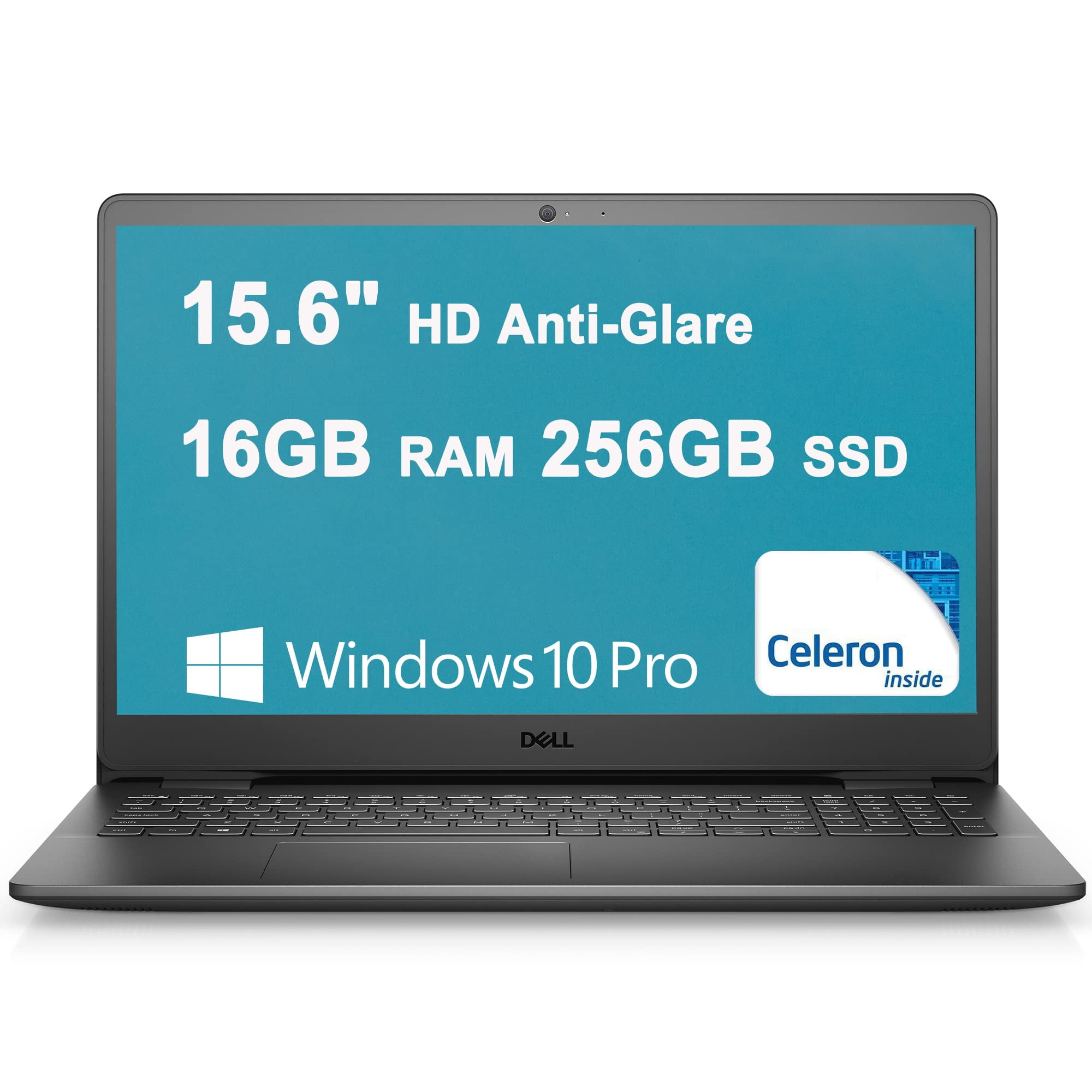 Dell Inspiron 15 3000 3502 Business Laptop Computer 15.6" HD Anti-Glare Display Intel Celeron ...