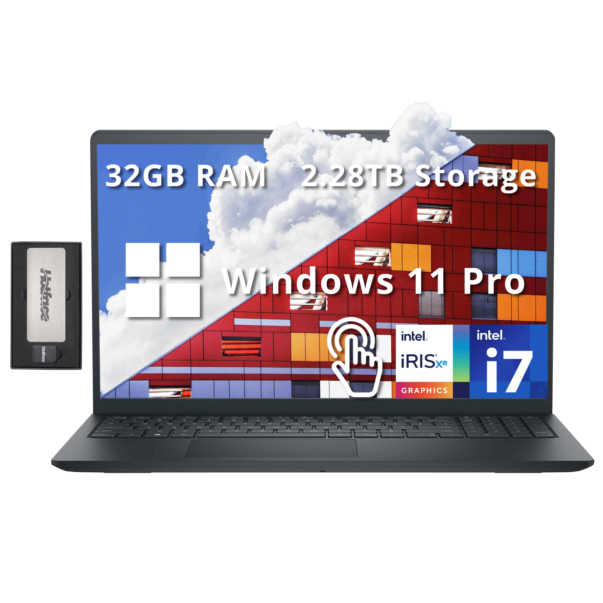 Dell Inspiron 15 3520 15.6" FHD Touch Laptop, Intel i7-1255U, 32GB RAM ...