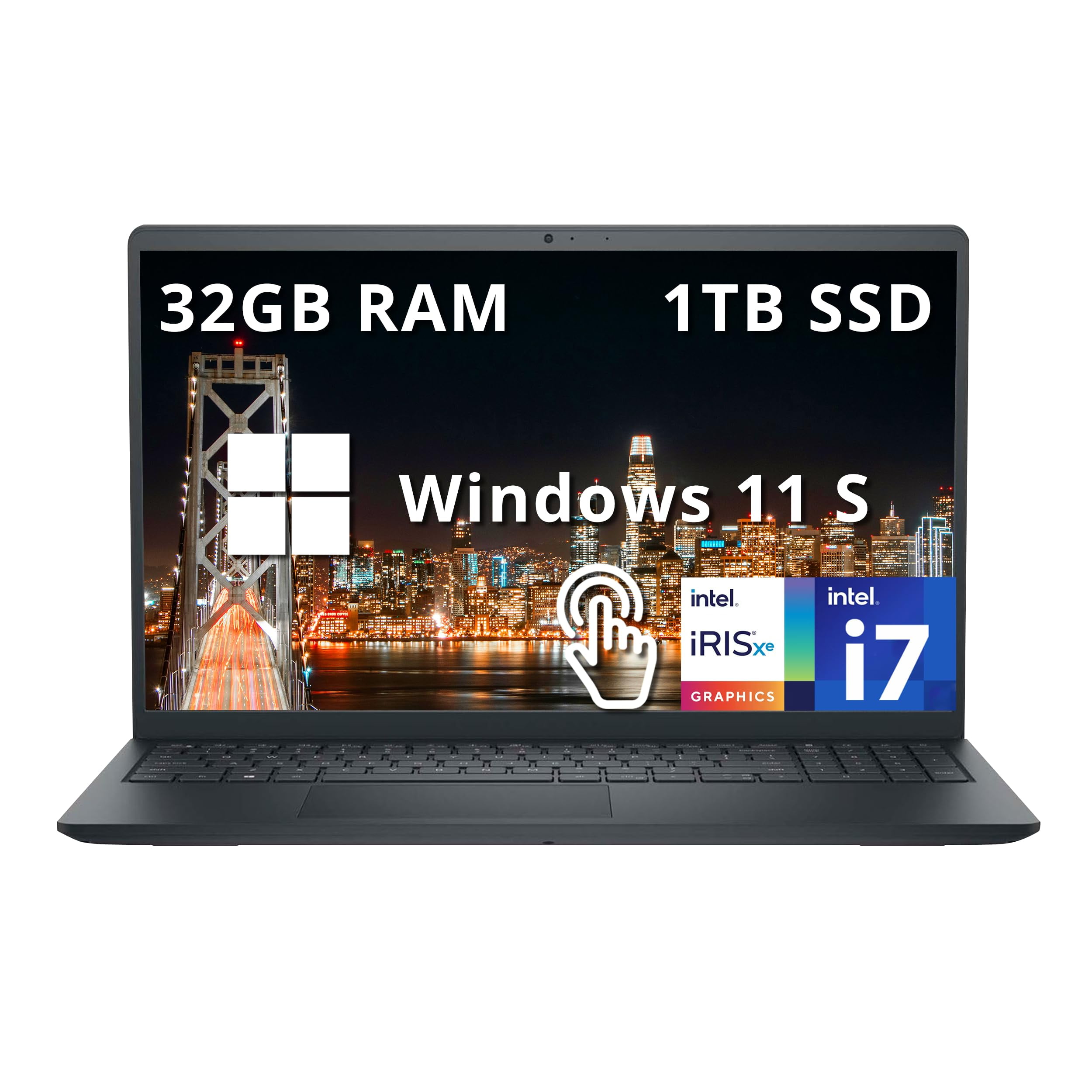 Dell Inspiron 15 3520 15.6" FHD Touch Laptop, Intel i7-1255U Processor ...