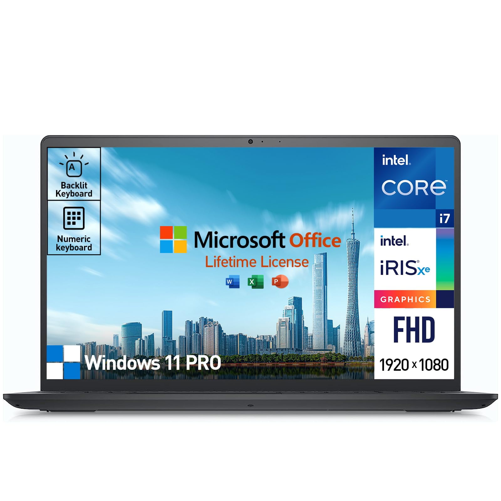 Dell Inspiron 15 3520 3000 Laptop Computer, 15.6 Inch FHD Business ...