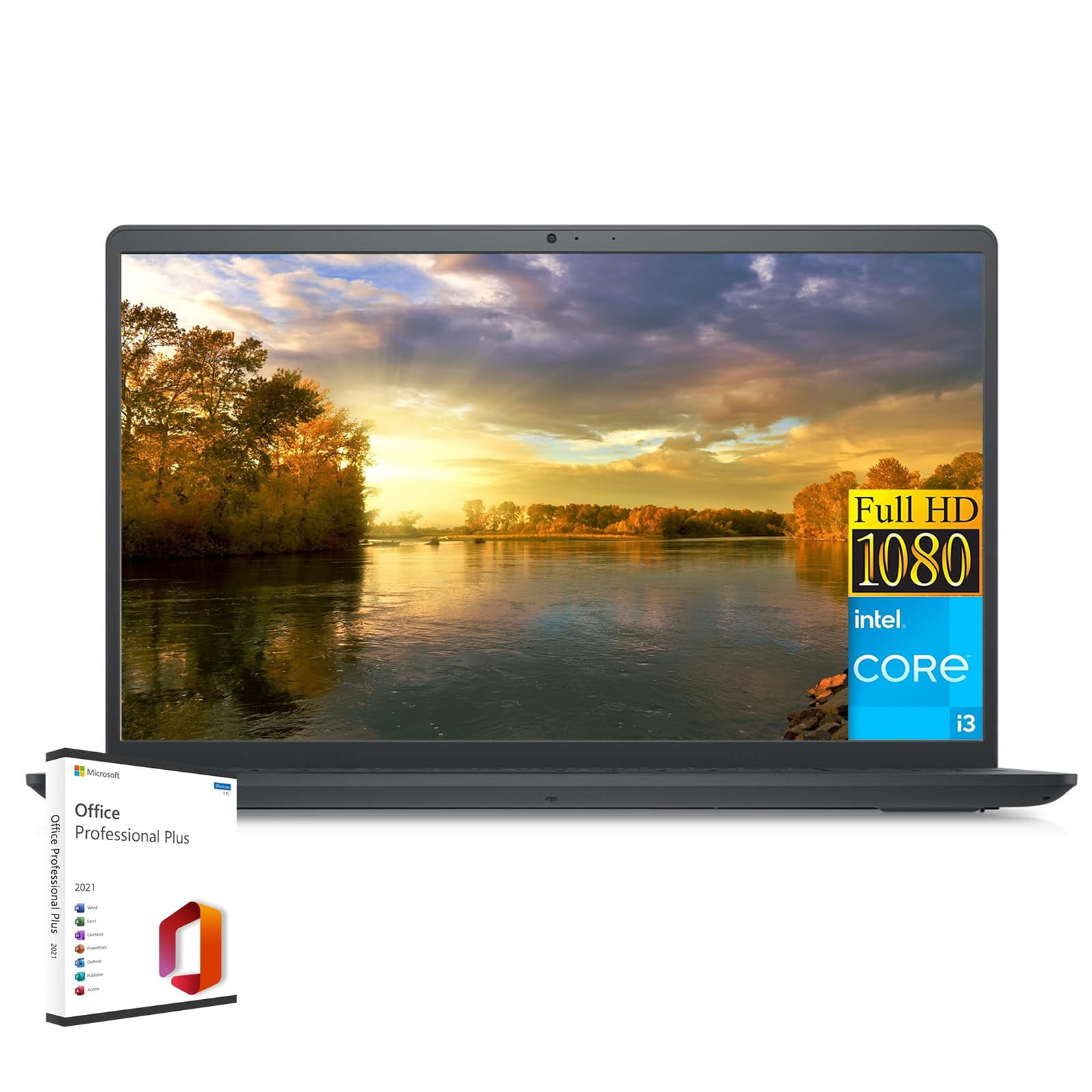 Dell Inspiron 15 3520 Laptop - Windows 11 Pro & Lifetime MS Office, 15. ...