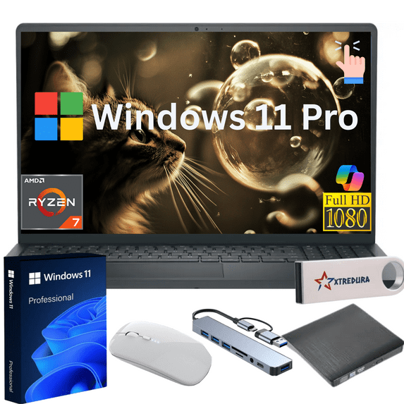 Dell Inspiron 15 3535 Full HD Touch Laptop, AMD Ryzen 7 7730U (Beats i7 ...