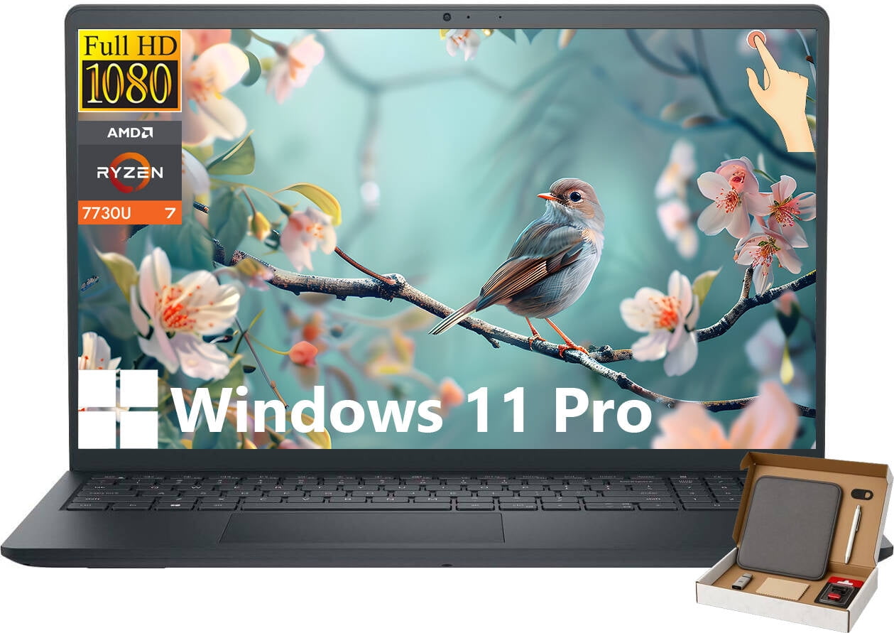 Dell Inspiron 15 3535 Touchscreen Laptop, AMD Ryzen 7 7730U(8-Core ...