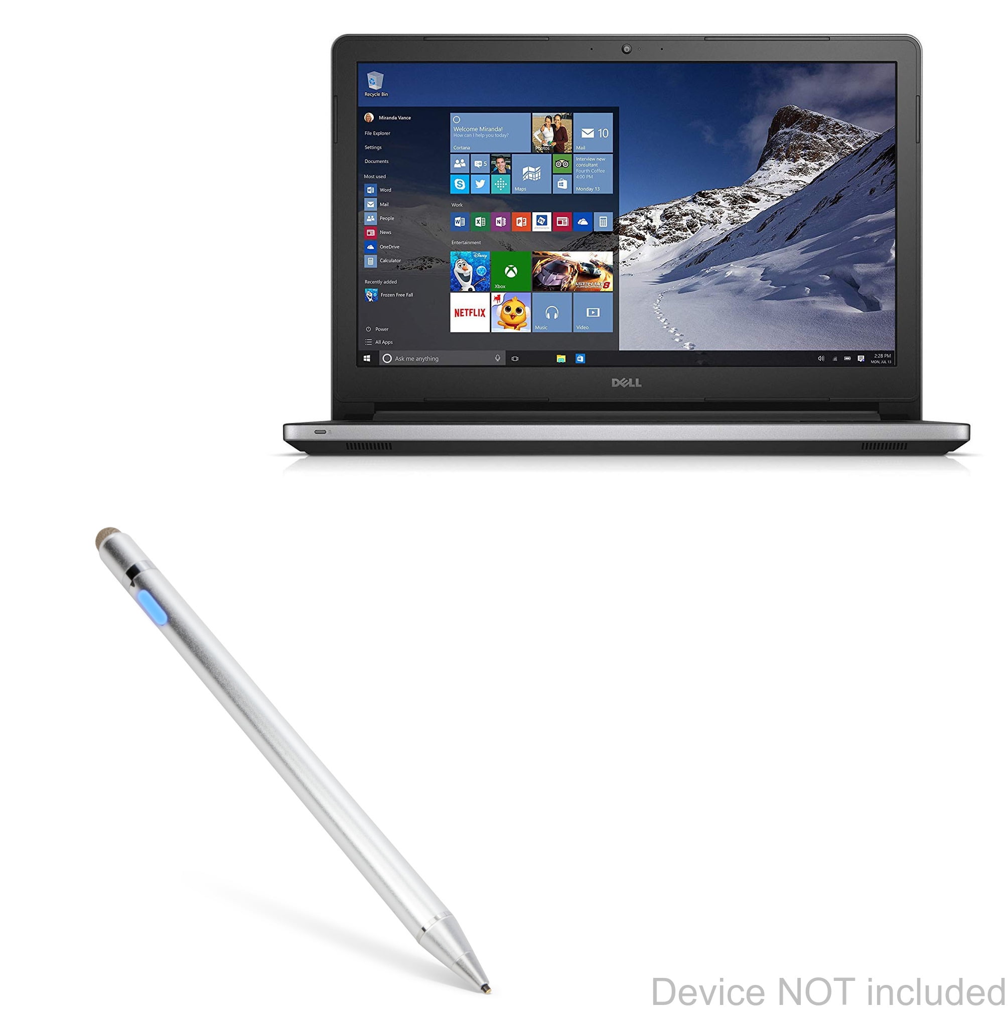 BoxWave AccuPoint Active Stylus for Dell Inspiron 15 5000 Touchscreen ...