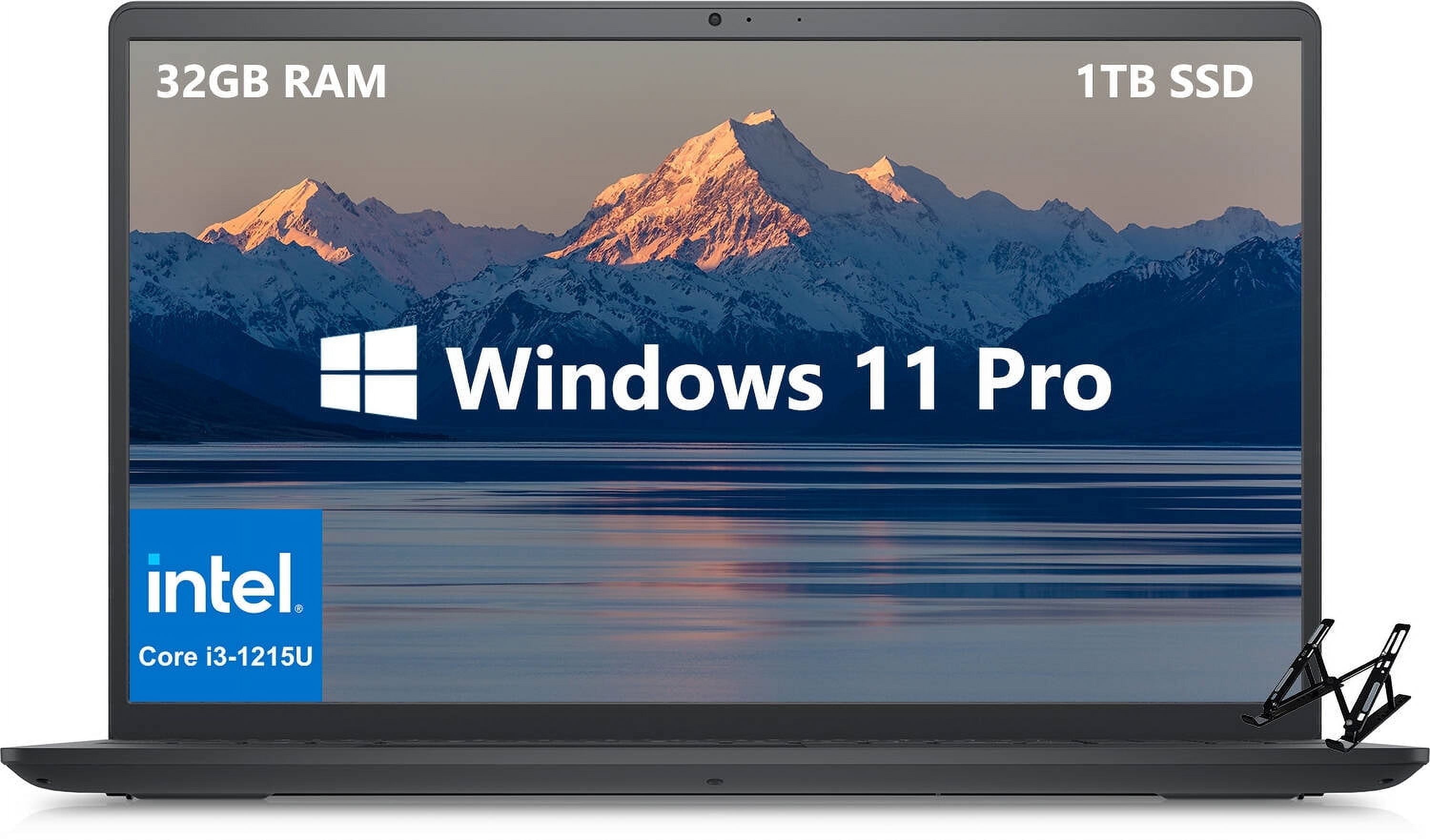 Dell Inspiron 15.6" FHD Laptop, Intel Core i3, 32GB, 1TB SSD - Walmart.com