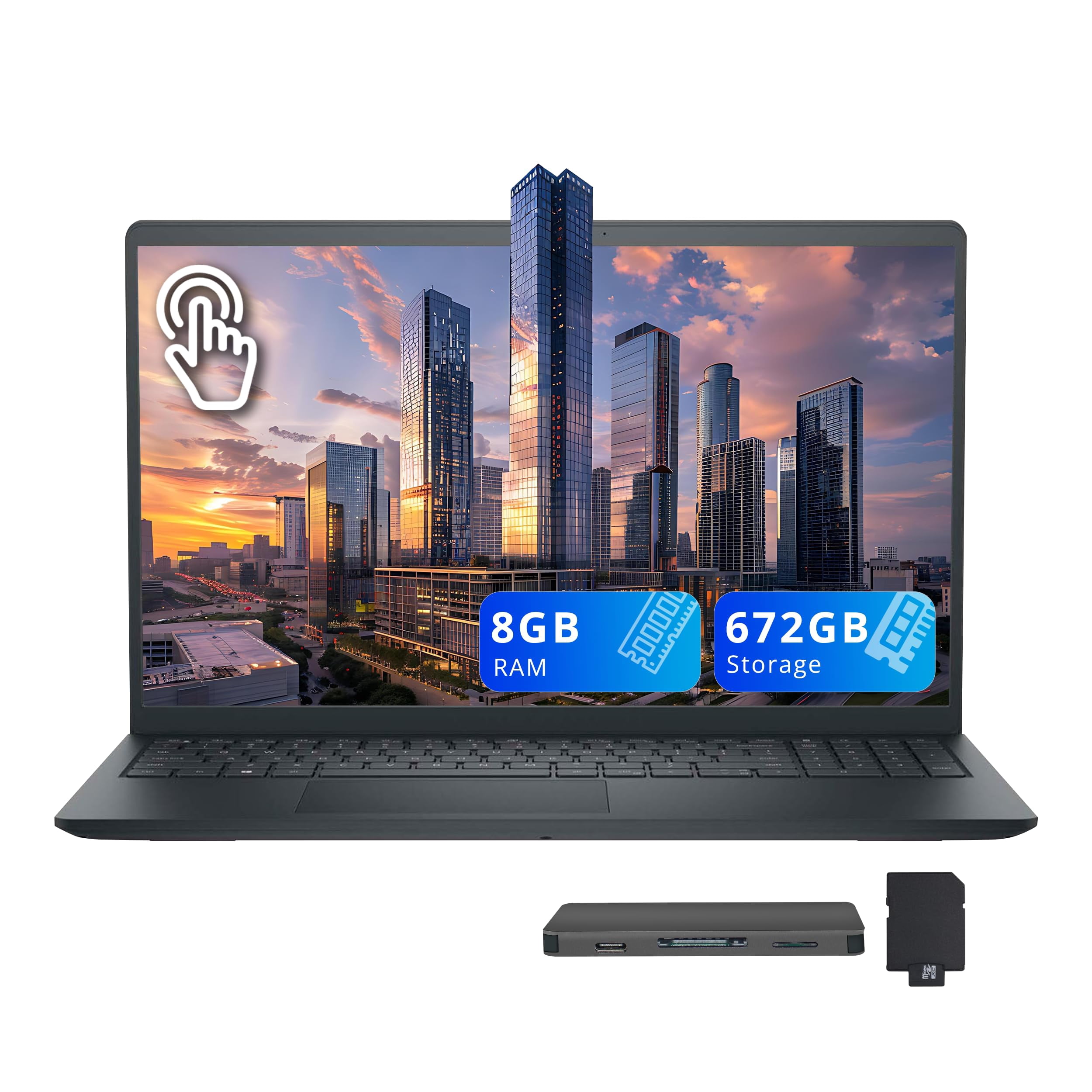 Dell Inspiron 15.6" FHD Touchscreen Laptop, Intel i5-1334U, 8GB RAM ...