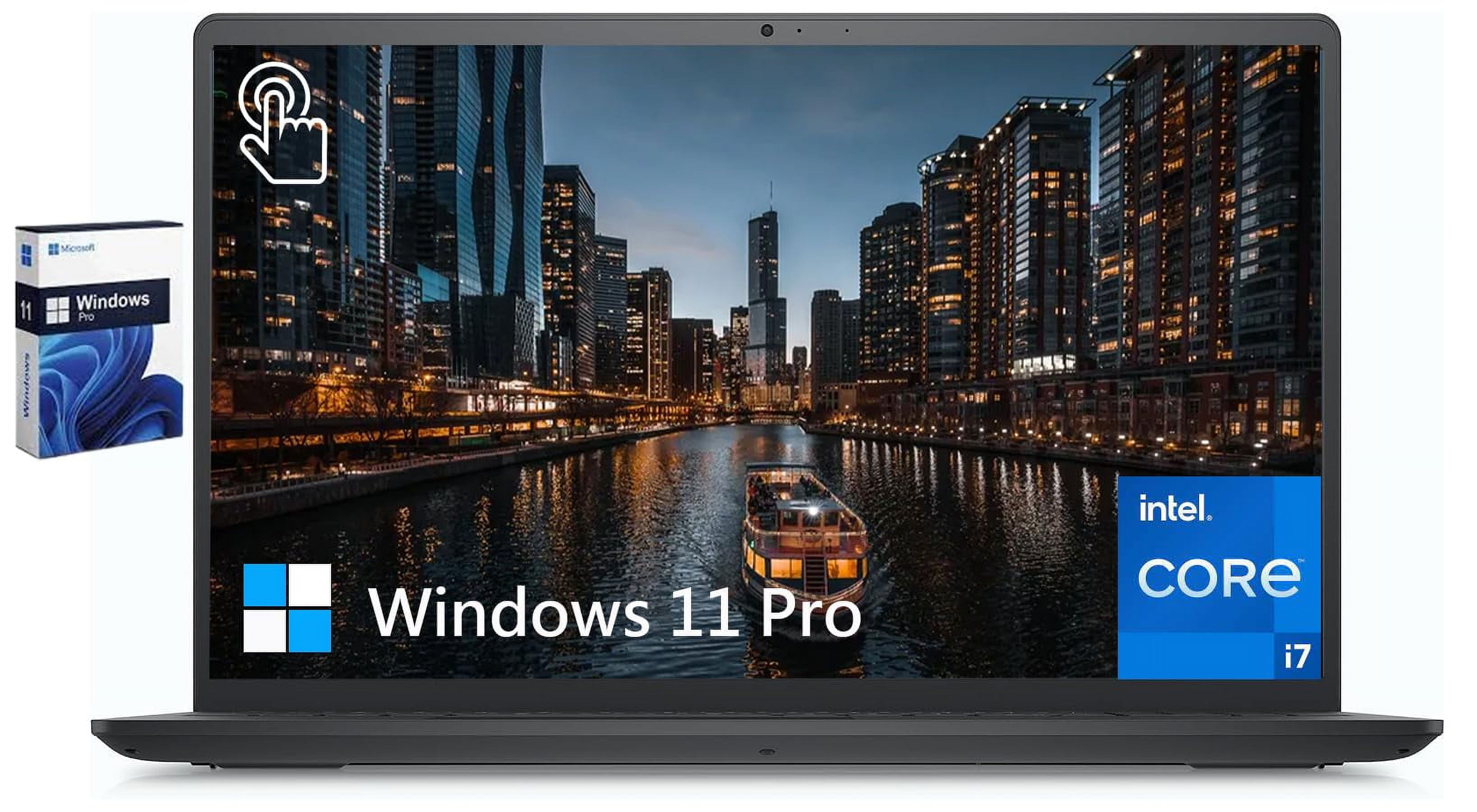 Dell Inspiron 15.6 Inch FHD Touchscreen Business Laptop, Intel Core i7 ...