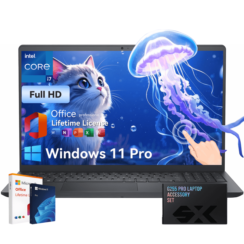 Dell Inspiron 15.6" Touchscreen Laptop - Intel Core i7-1355U, 16GB RAM, 1TB SSD, Windows 11 Pro ...