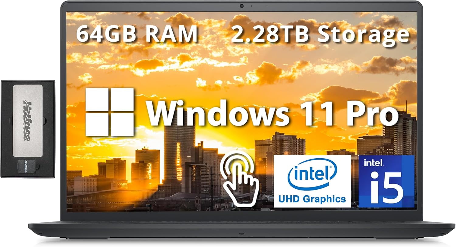 Dell Inspiron 15.6" Touchscreen Laptop, Intel i5-1235U, 64GB RAM, 2 ...