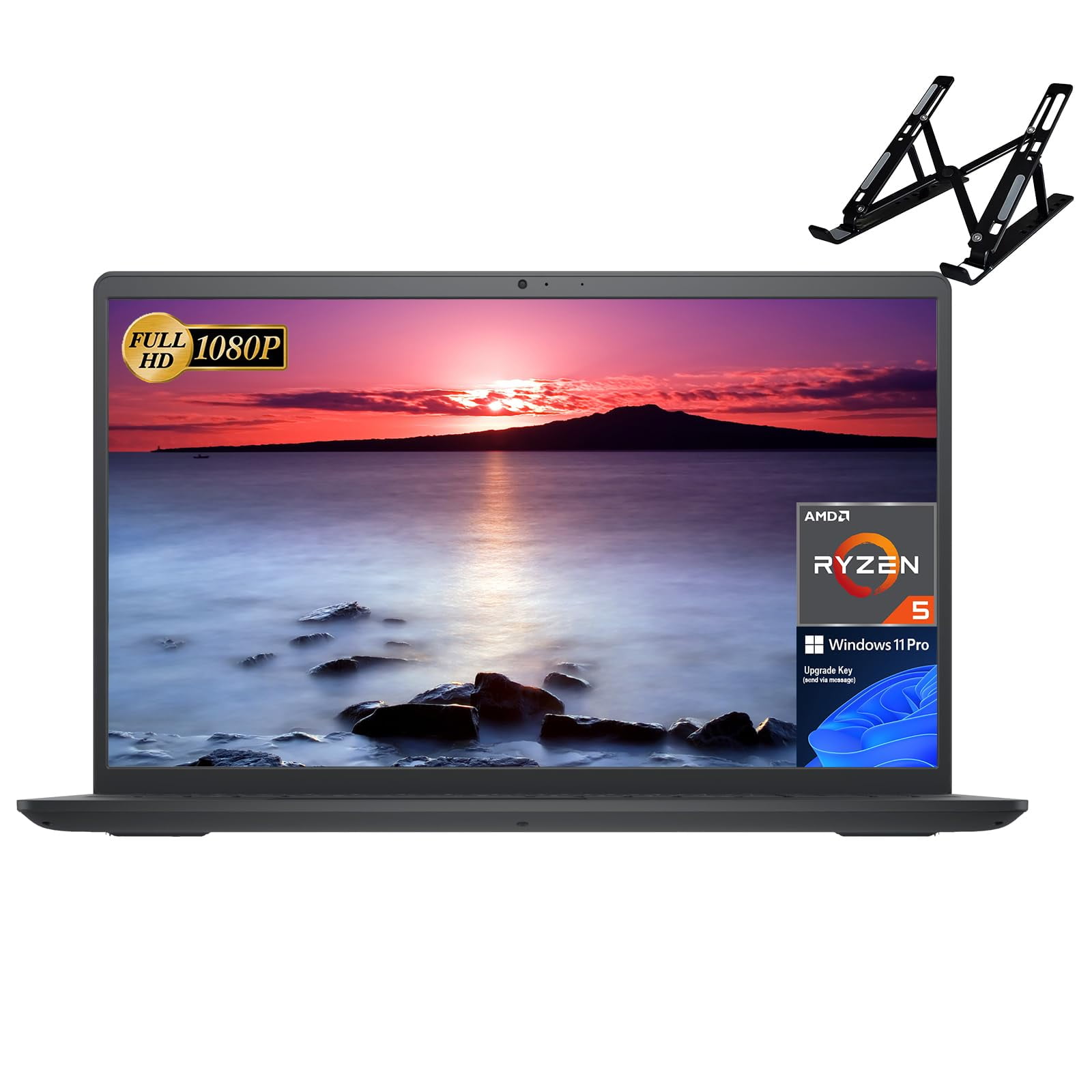 Dell Inspiron 15 Business Laptop - 15.6" FHD Display, AMD Ryzen 5 5500U ...