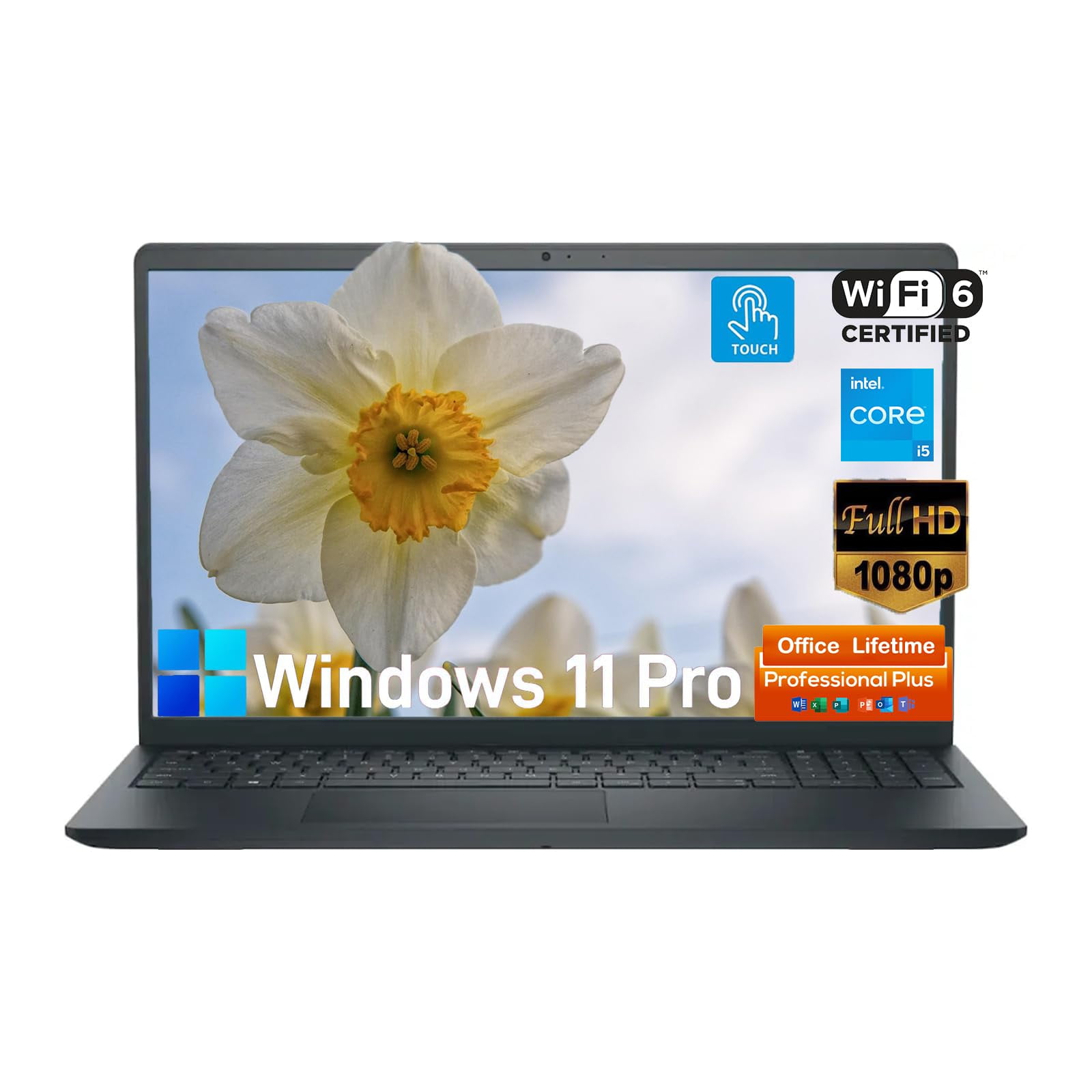 Dell Inspiron 15 Touchscreen Laptop - 15.6'' FHD Touchscreen, Office ...