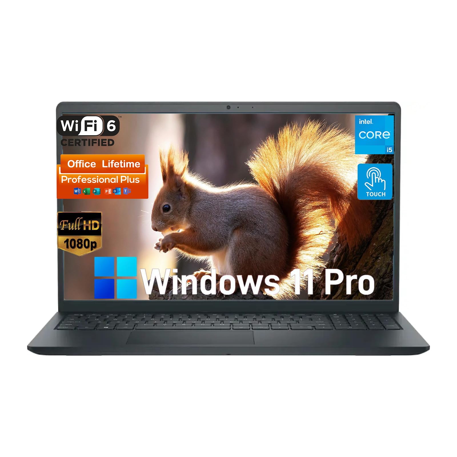 Dell Inspiron 15 Touchscreen Laptop - Intel 13th 10-Core i5-1334U, 15.6 ...