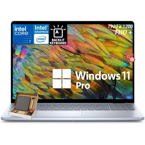 Dell Inspiron 16 5640 Business Laptop, 16" WUXGA IPS Touchscreen, Intel ...