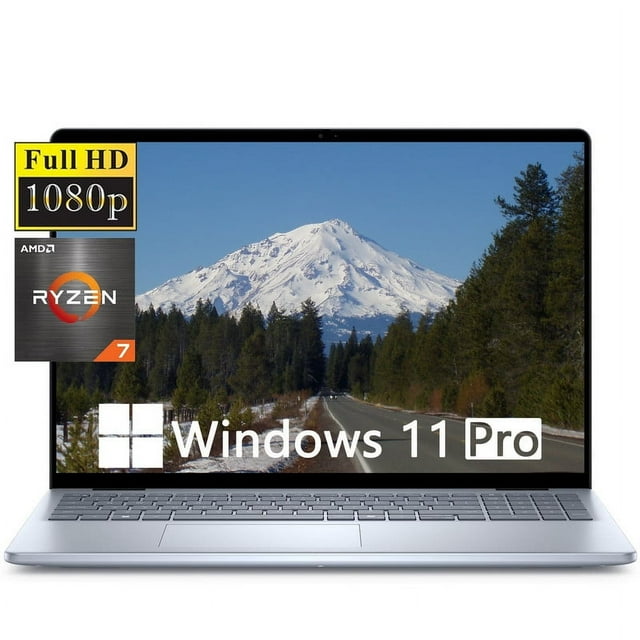 Dell Inspiron 16 Business Laptop,16" FHD,AMD Ryzen 7-8840U,64GB DDR5 ...