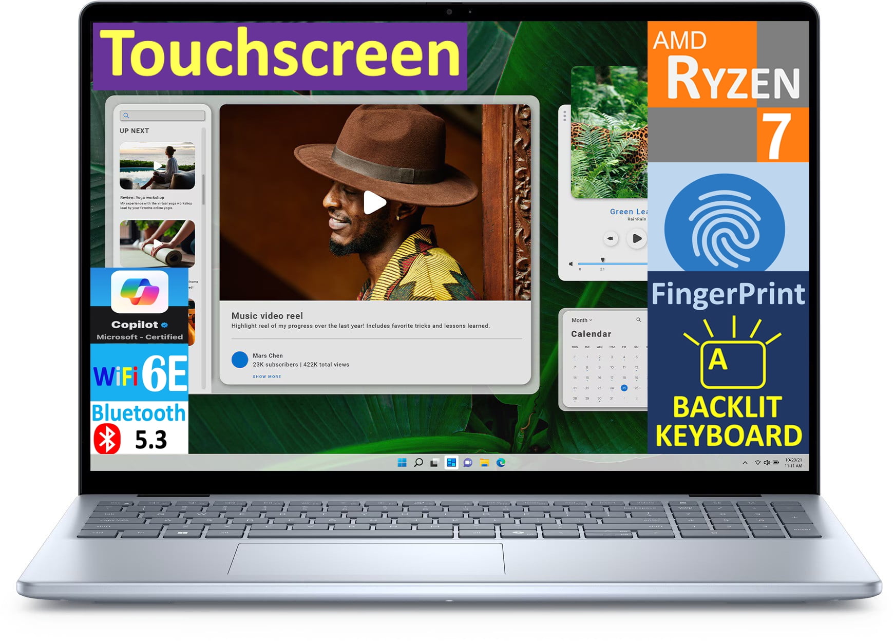 Dell Inspiron 16 Laptop 16.0in Touchscreen WUXGA Display (AMD Ryzen 7 ...