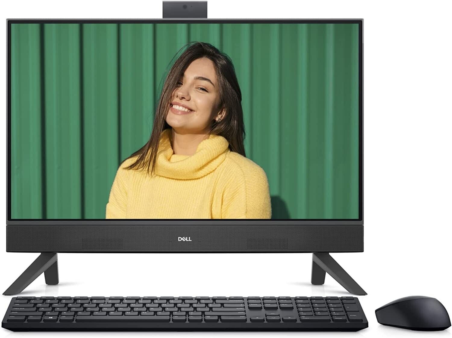 Dell Inspiron 24 Inch All-in-One Computer, Windows 11 Home, AMD Ryzen 5 ...