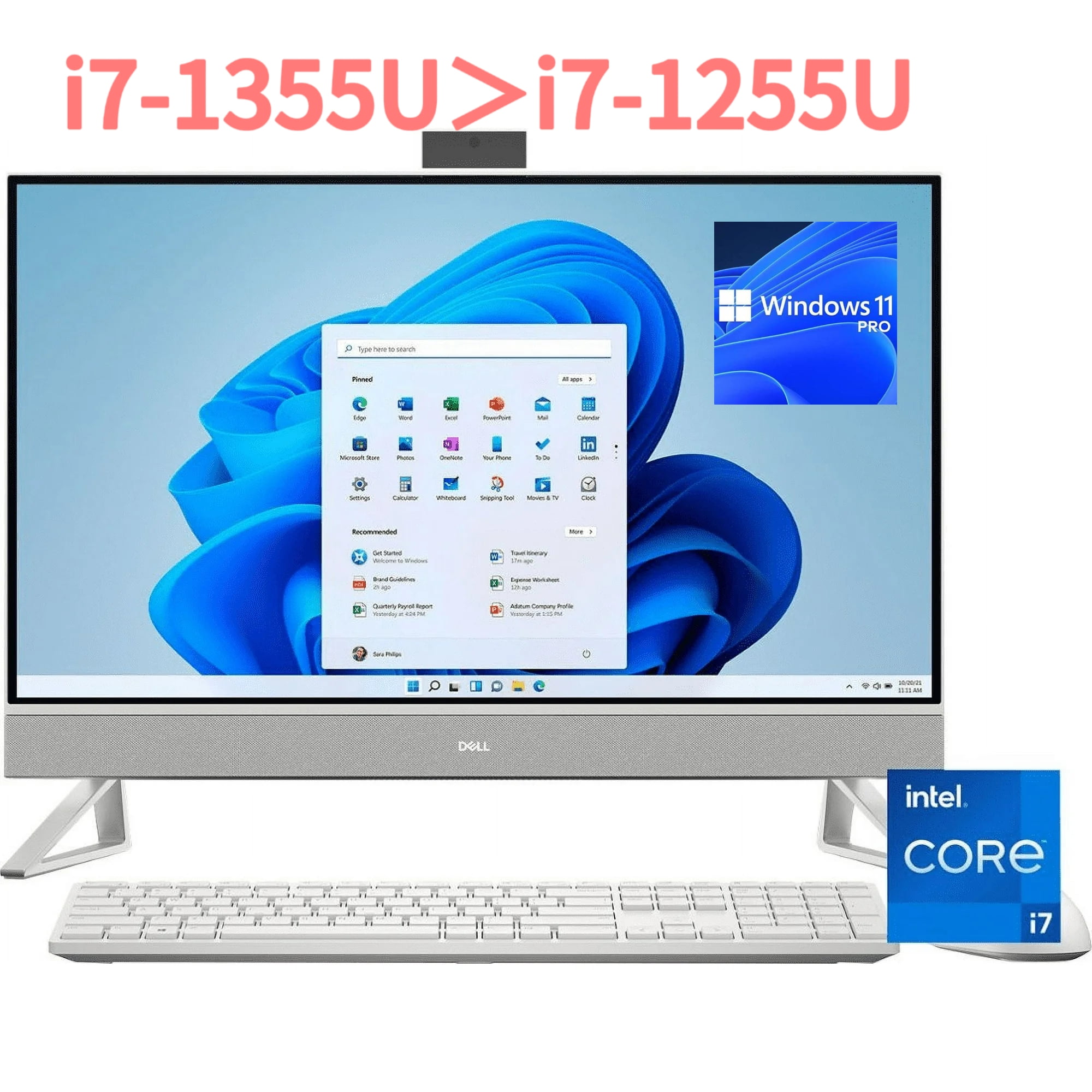 Dell Inspiron 27 7000 All-in-One Computer PC, Touchscreen, 13th Gen i7 ...